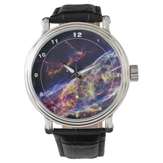 Hubble & Nebula Veil - Outer Space (Watch) Watch | Zazzle