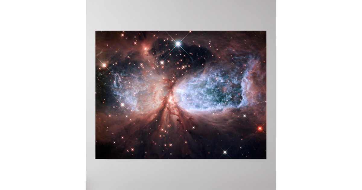 Hubble Snow Angel Poster | Zazzle