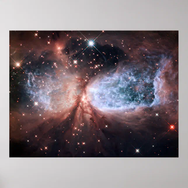 Hubble Snow Angel Poster | Zazzle