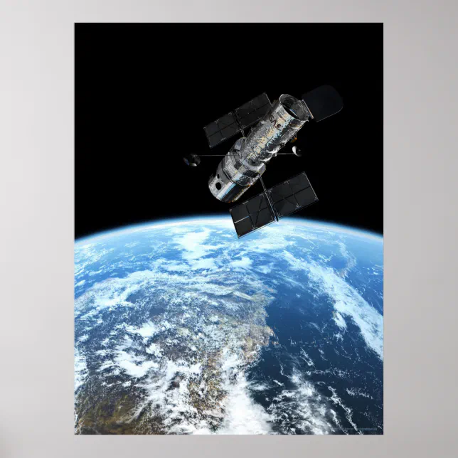 Hubble Space Telescope 18x24 (18x24) Poster | Zazzle
