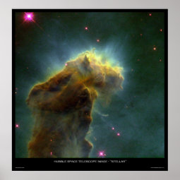 Hubble Space Telescope Image "Stellar" Poster | Zazzle