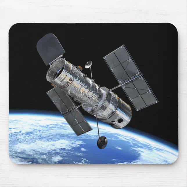 Hubble Space Telescope In Earth Orbit NASA Photo Mouse Pad | Zazzle