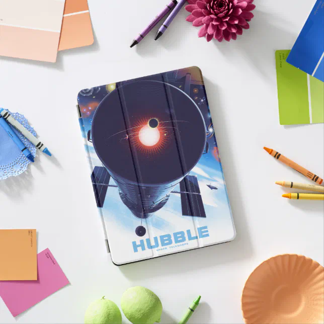 Hubble Space Telescope Poster. iPad Air Cover | Zazzle