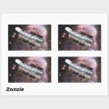 Hubble Space Telescope Rectangular Sticker | Zazzle