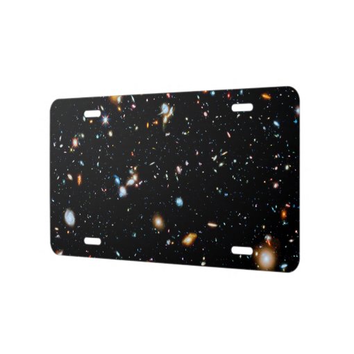 Hubble Ultra Deep Field License Plate | Zazzle