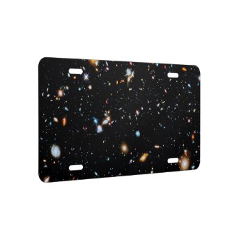 Hubble Ultra Deep Field License Plate | Zazzle