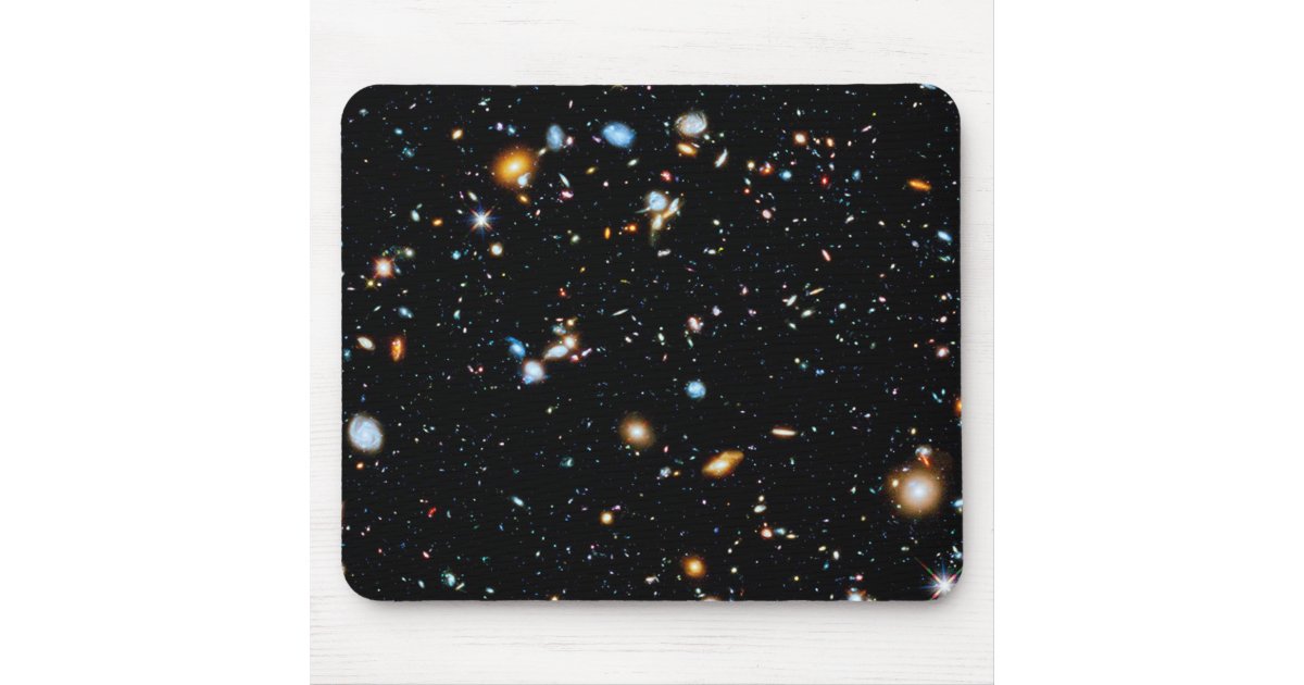 Hubble Ultra Deep Field Mouse Pad | Zazzle