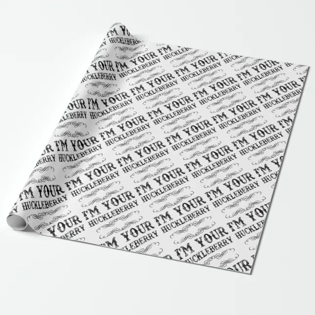 huckleberry wrapping paper | Zazzle