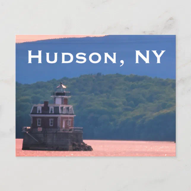 Hudson Athens Lighthouse - Hudson City Light, NY Postcard | Zazzle