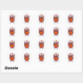 HUDSON FAMILY CREST - HUDSON COAT OF ARMS CLASSIC ROUND STICKER | Zazzle
