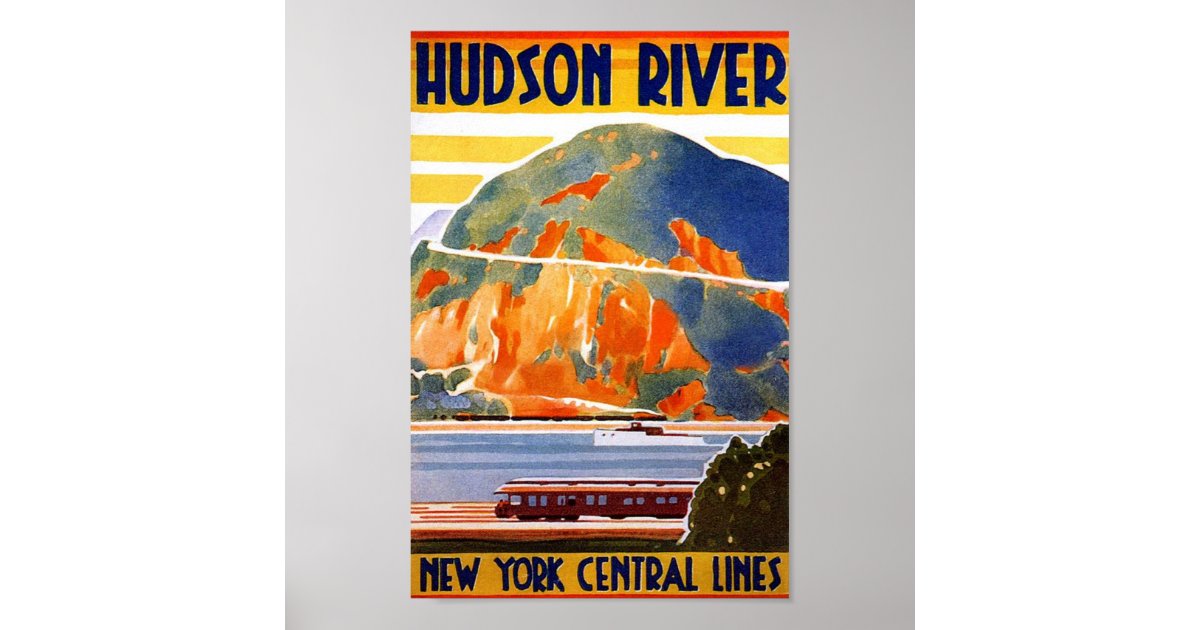 HUDSON RIVER POSTER | Zazzle