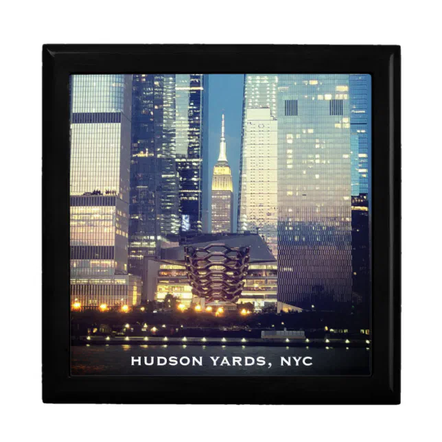 Hudson Yards (Vessel) Empire State Building, NYC Gift Box | Zazzle