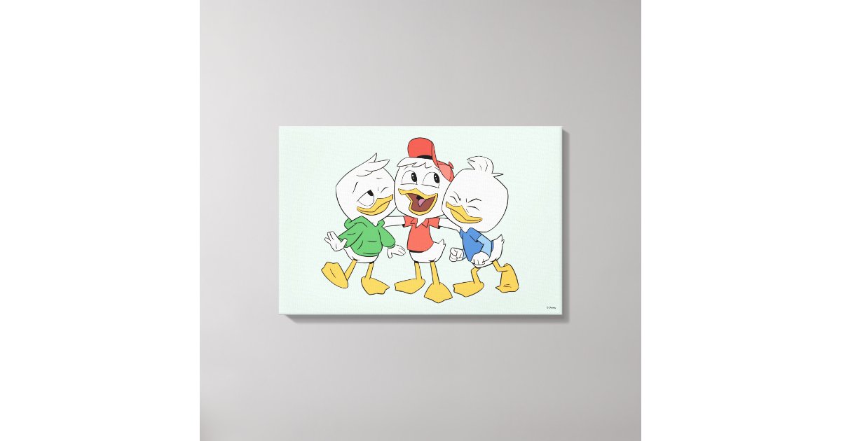 Huey, Dewey & Louie Canvas Print | Zazzle