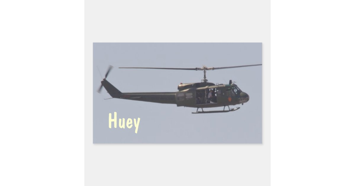 Huey helicopter sticker | Zazzle