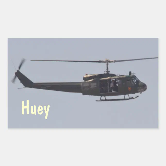 Huey helicopter sticker | Zazzle