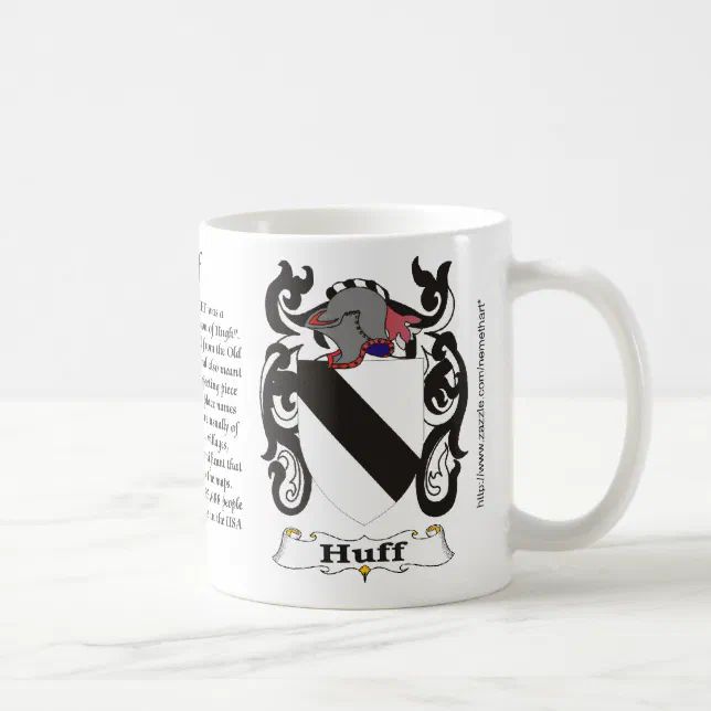 Huff Family Coat of Arms mug | Zazzle
