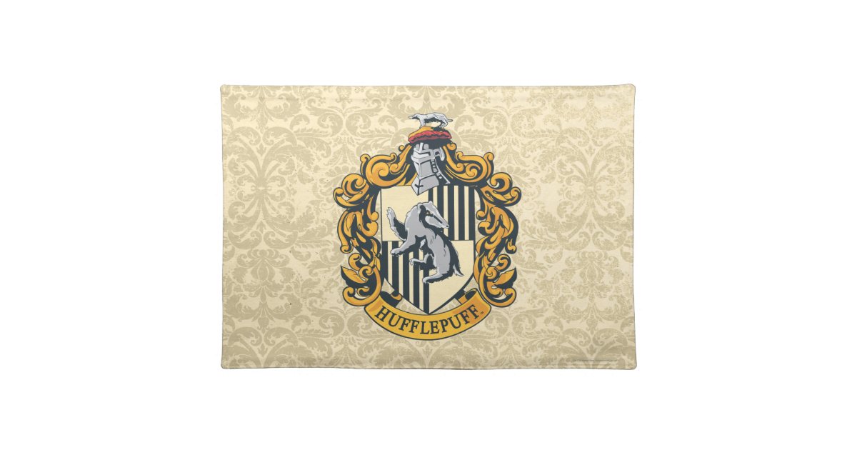 Hufflepuff Crest Cloth Placemat | Zazzle