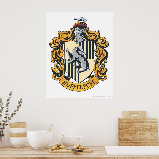 HUFFLEPUFF™ Crest Poster | Zazzle