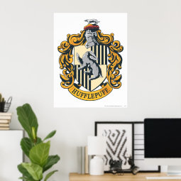 HUFFLEPUFF™ Crest Poster | Zazzle