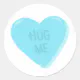 “Hug Me” Candy Conversation Heart Sticker | Zazzle