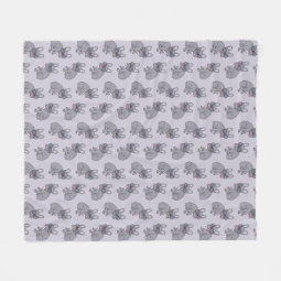Hug me, cute Lilac Frenchie needs a hug Fleece Blanket | Zazzle