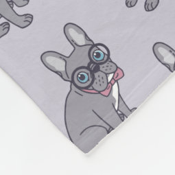 Hug me, cute Lilac Frenchie needs a hug Fleece Blanket | Zazzle