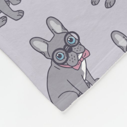 Hug me, cute Lilac Frenchie needs a hug Fleece Blanket | Zazzle
