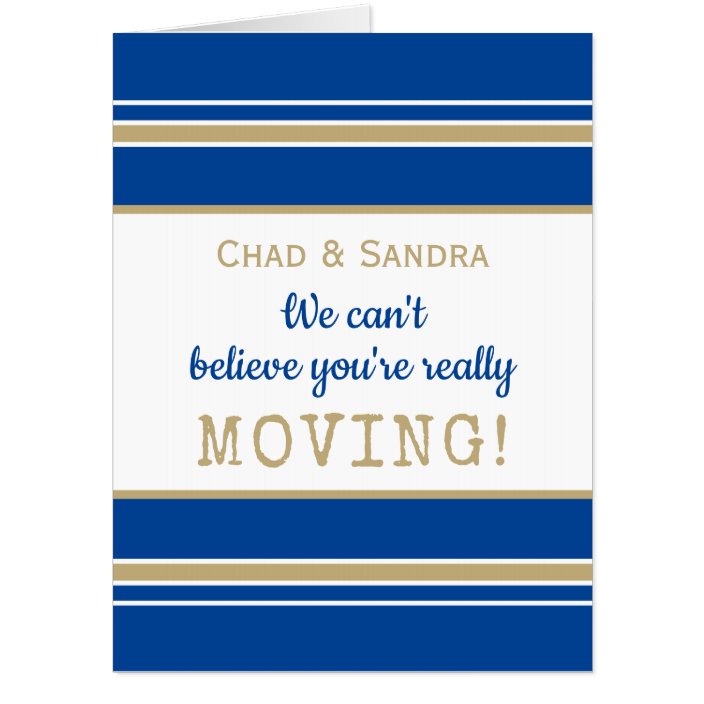 Huge Custom Group farewell/moving card | Zazzle