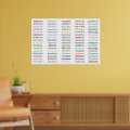 HUGE Welcome in 80 Languages Poster - 5 sizes! | Zazzle