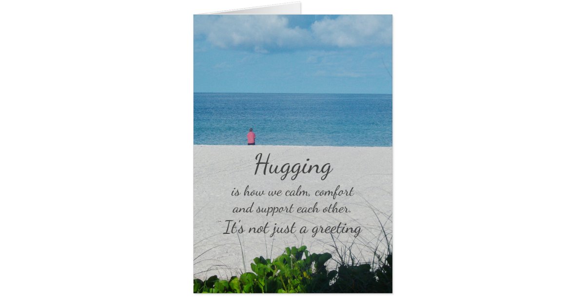 Hugging Greeting Card | Zazzle