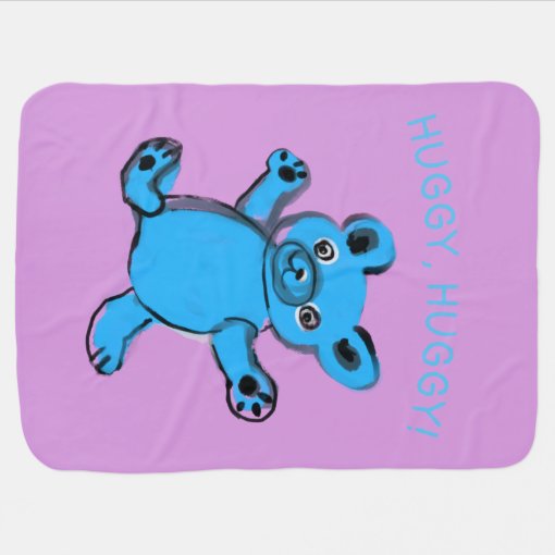 huggy, huggy, teddy bear baby blanket | Zazzle