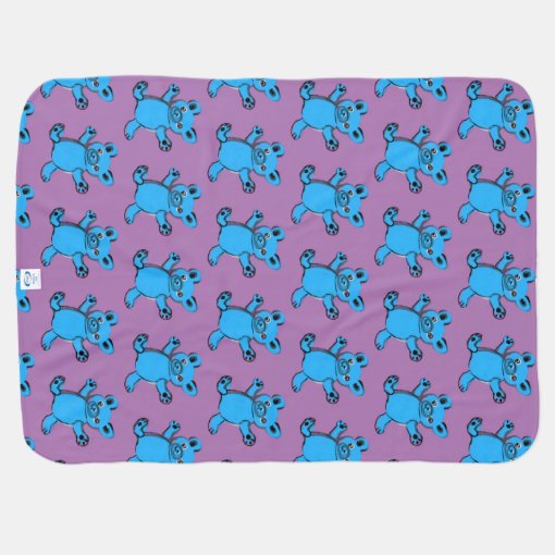 huggy, huggy, teddy bear baby blanket | Zazzle