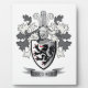 Hughes Family Crest Coat of Arms Plaque | Zazzle