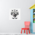Hughes Family Crest Coat of Arms Poster | Zazzle