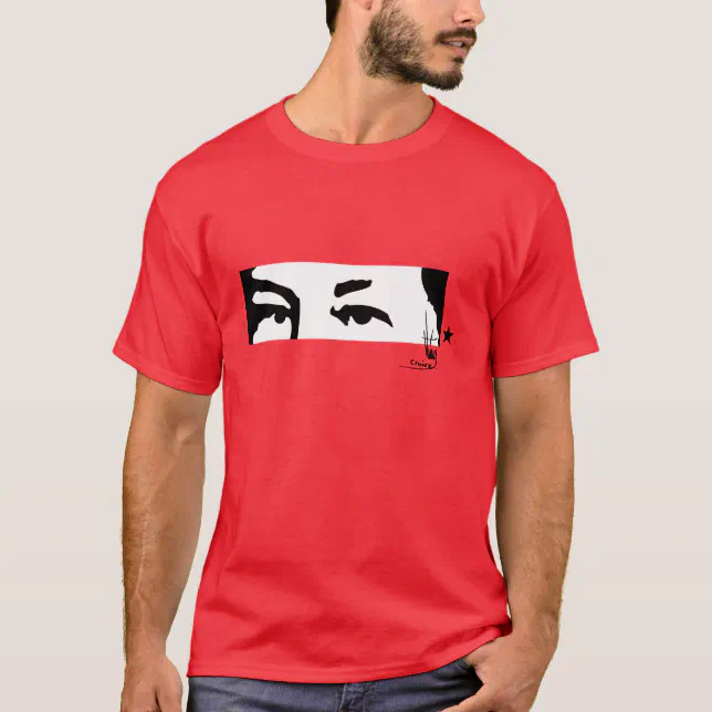 Hugo Chávez: Eyes and signature T-Shirt | Zazzle