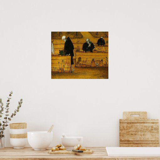 Hugo Simberg's Garden of Death Poster | Zazzle