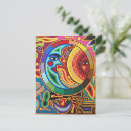 Huichol String Art from Mexico Postcard | Zazzle