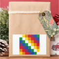 Huipala/Wipala Flag. Andean Qulla Suyu. Bolivia Rectangular Sticker ...