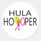 Hula Hoop Girl Sticker | Zazzle.com