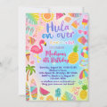 Hula on Over Luau Birthday Invitation | Zazzle