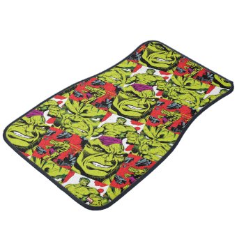 Hulk Comic Block Pattern Car Floor Mat | Zazzle