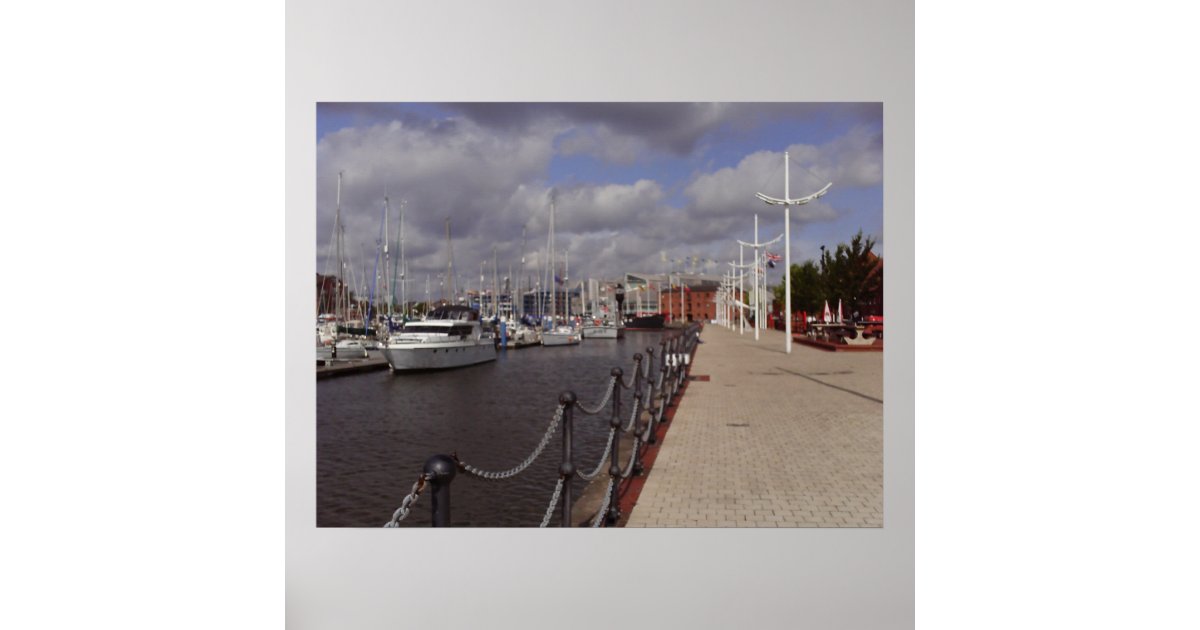Hull City Marina Poster Print | Zazzle