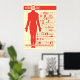 Human Body in Numbers Poster | Zazzle