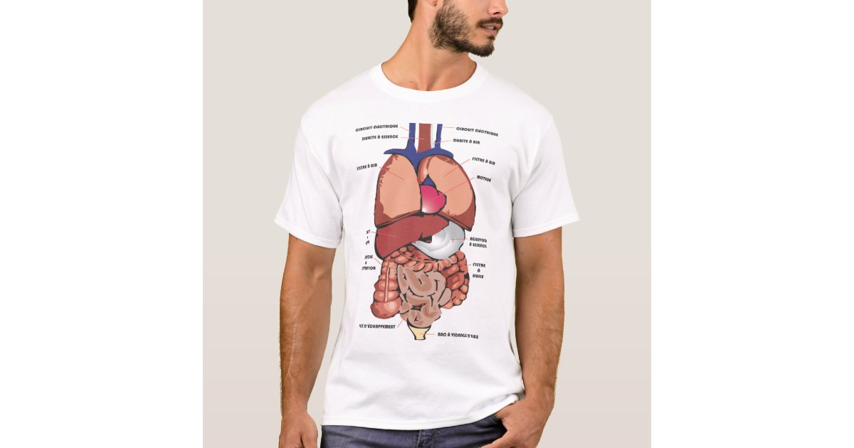 Human Body T-Shirt | Zazzle
