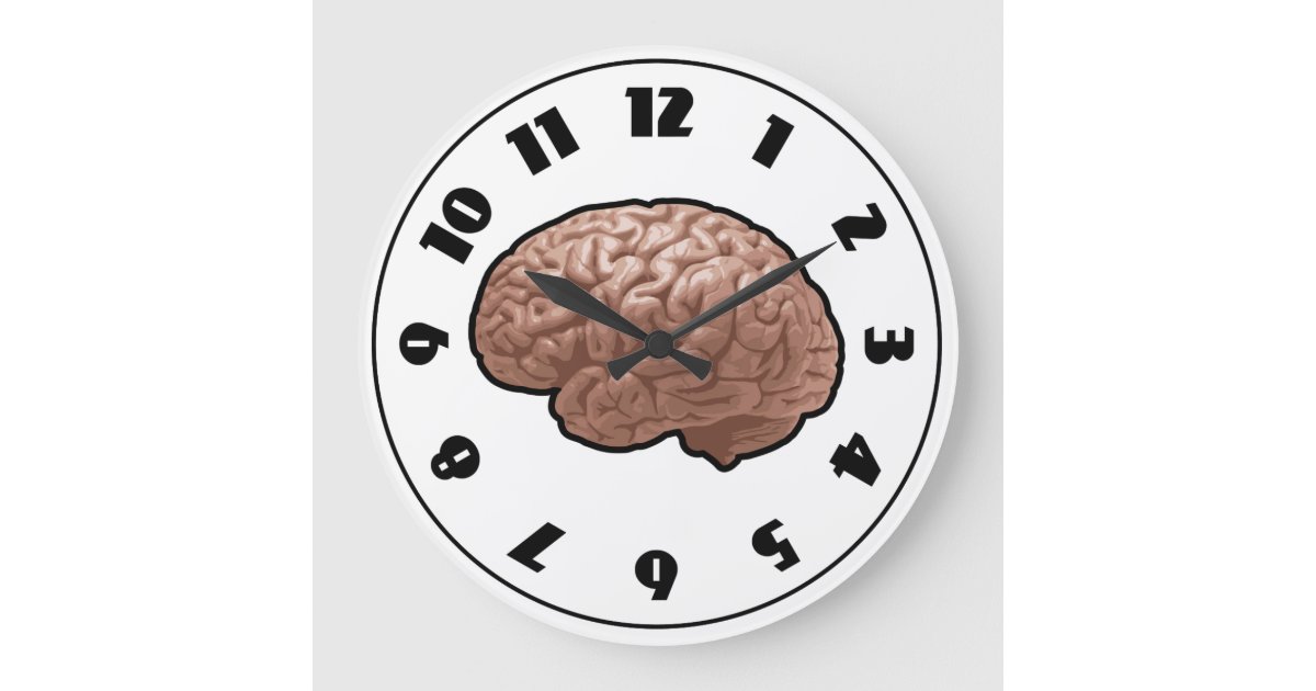 Human Brain Clock | Zazzle