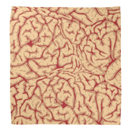Human Brain | Creepy Brains Galore Funny Halloween Bandana | Zazzle.com