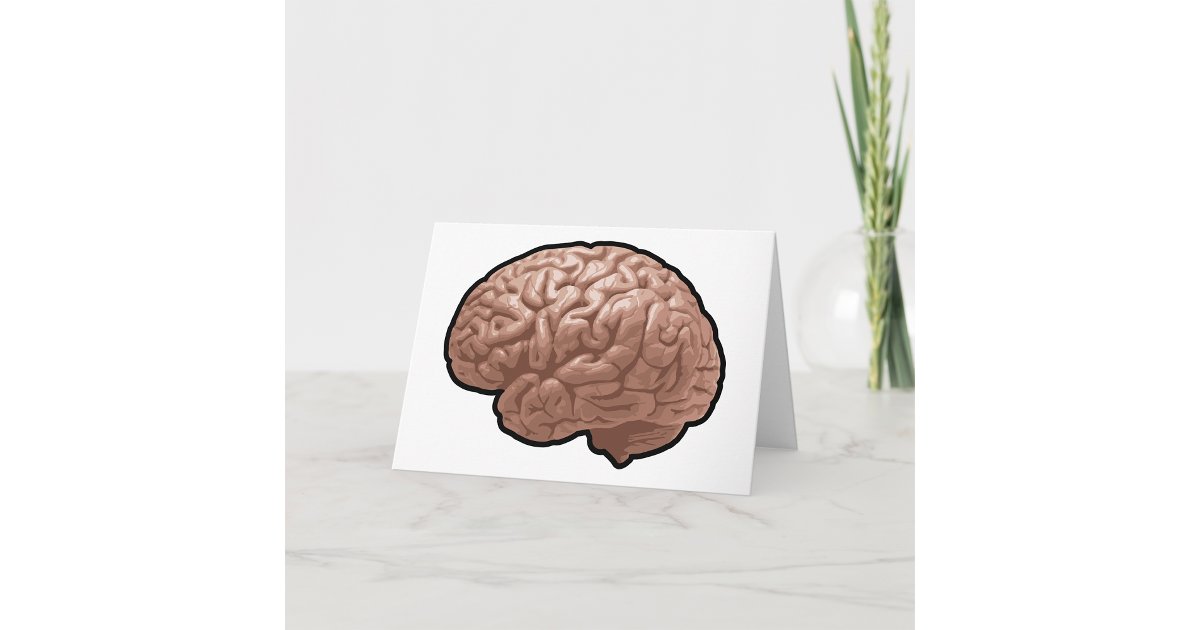 Human Brain Greeting Cards | Zazzle