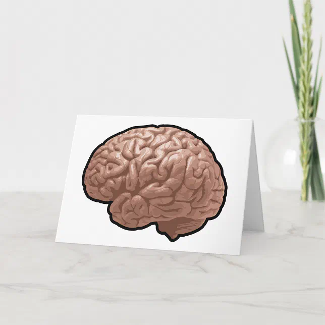 Human Brain Greeting Cards | Zazzle