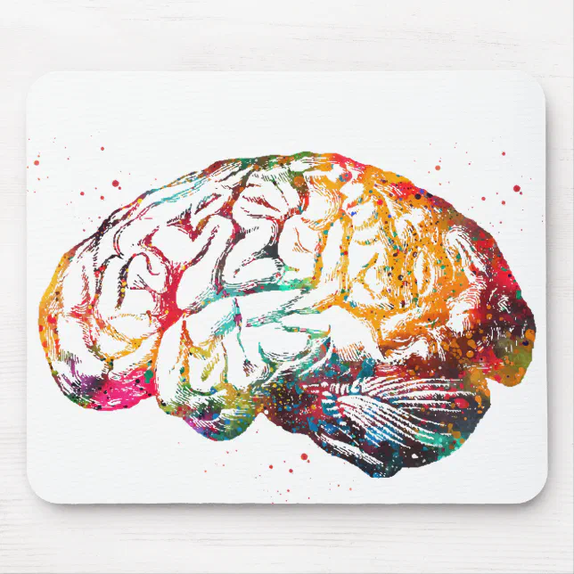 Human Brain Mouse Pad | Zazzle