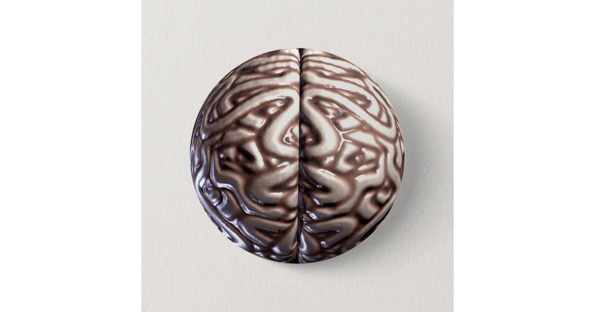 Human Brain Pin Buttons | Zazzle.com